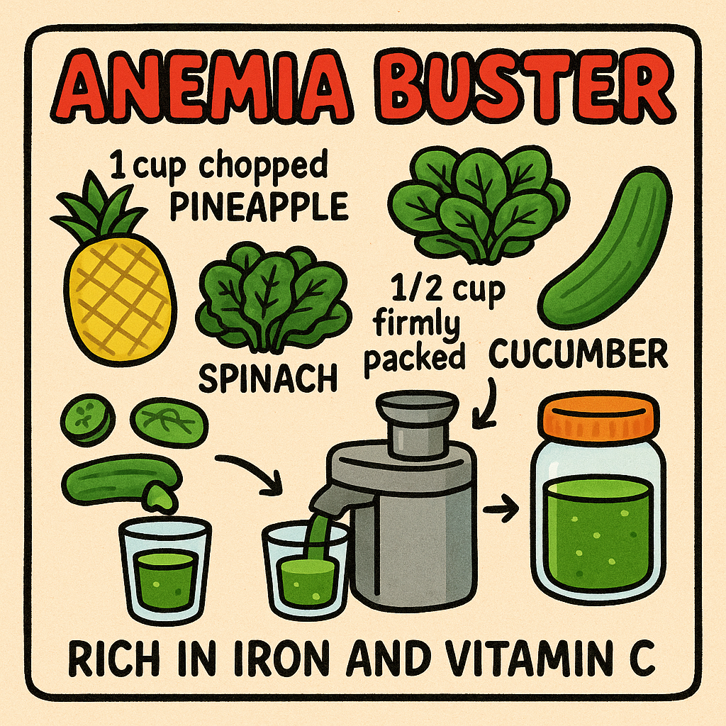 Iron-Boosting Juice Recipe to Combat Anemia Naturally