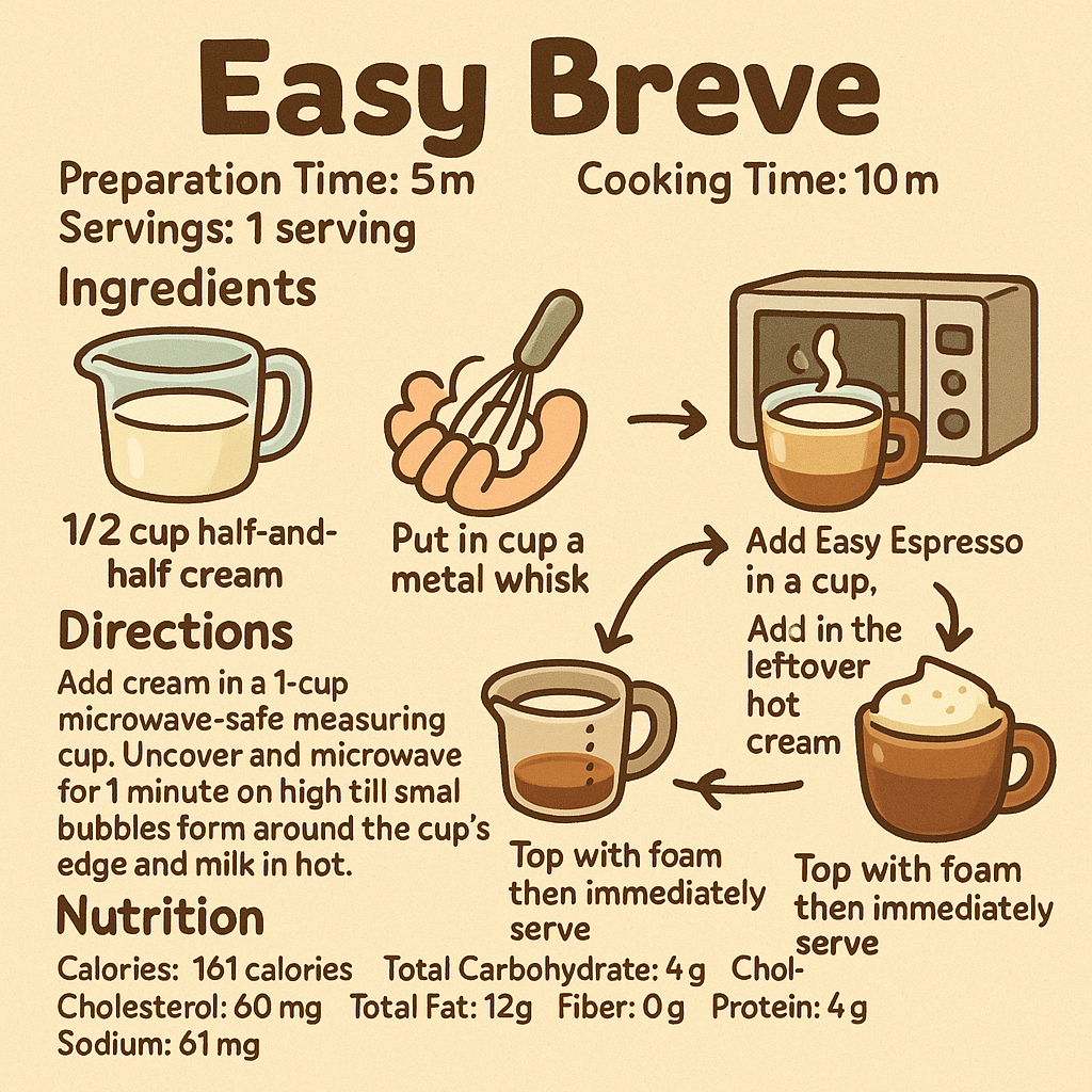 What Is a Breve Coffee? Easy Breve Recipe to Make at Home