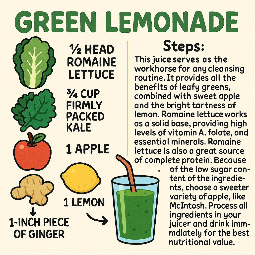 Green Lemonade Recipe & Benefits – A Healthy Juicing Guide