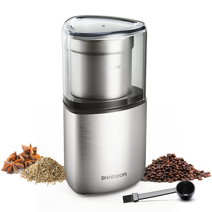 Multi-Functional Coffee Grinder – 200W powerful motor, grinds both wet ...